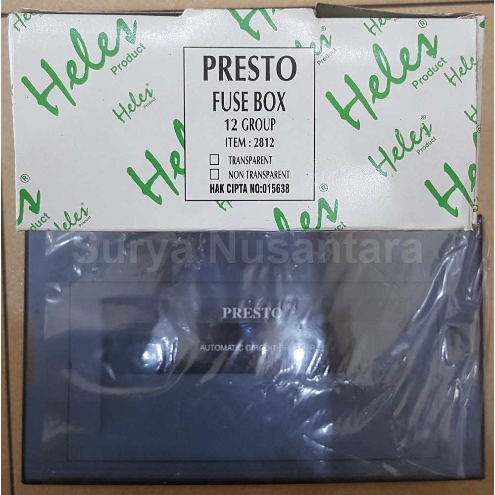 Mcb Fuse Box Planted IB 12 Presto Groups | Shopee Malaysia