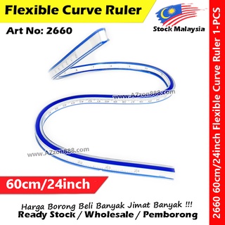 Flexible Curve Ruler Flexi Elastic Quilters Pembaris Penggaris Flexible ...