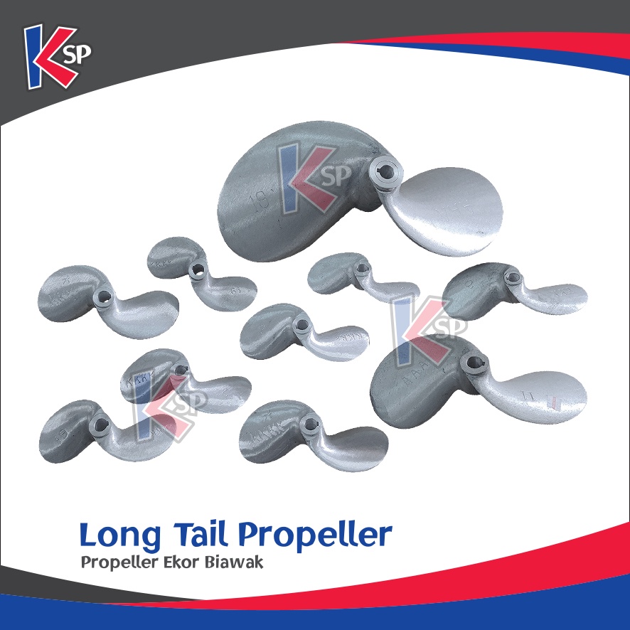 PROPELLER EKOR BIAWAK / LONG TAIL PROPELLER / PROPELLER BOT ALUMINIUM ...