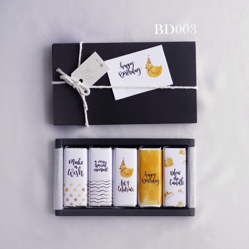 🎁Chocolate Gift Box Kit Kat | Happy Birthday BD003 | Shopee Malaysia