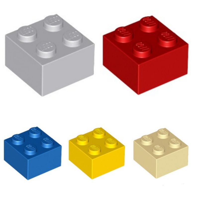 LEGO PARTS 3003 Brick 2 x 2 | Shopee Malaysia