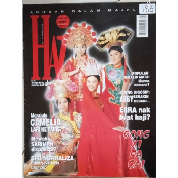 majalah hai keluaran tahun 2000 | Shopee Malaysia