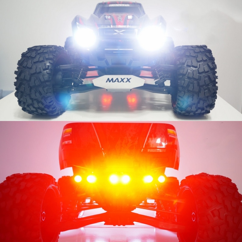 Front Back Bumper Headlamp Taillight LED Light for 1/5 Traxxas Xmaxx X ...