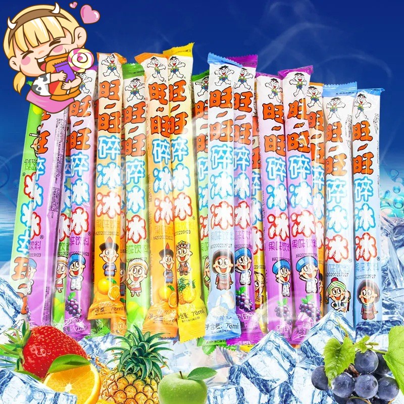 【旺旺】碎冰冰 冷冰棍 果冻布丁 Wang Wang Ice Stick 78ml | Shopee Malaysia