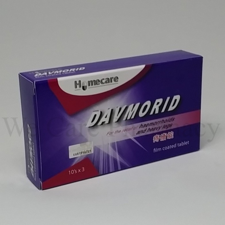Homecare Davmorid Film Coated Tablets 30's | Shopee Malaysia