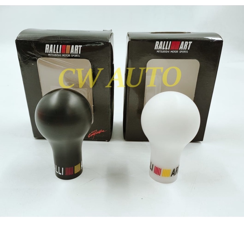 Proton Wira Waja Gen2 Ralliart Gear Knob Black & White Ralliart Gear ...