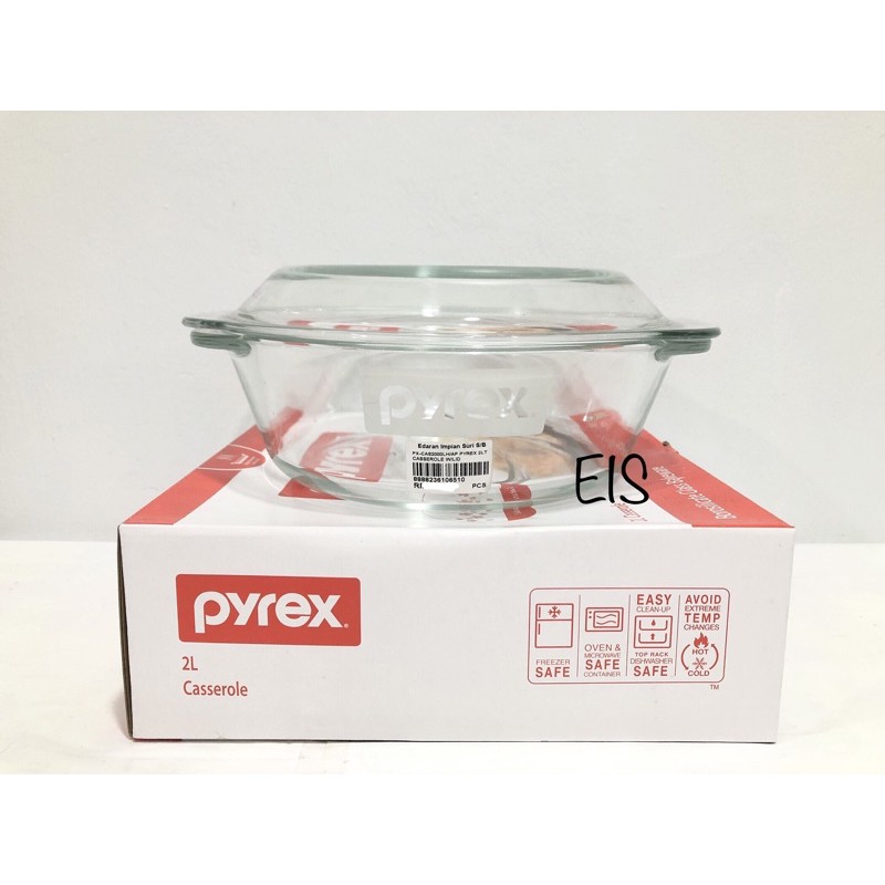(Ready Stock!!) Pyrex 2L Casserole (3 Design) (PX-CAS2000LH) | Shopee ...