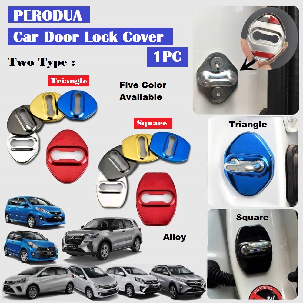 Perodua Car Door Lock Cover Door Lock Protector MYVI ARUZ BEZZA AXIA ...