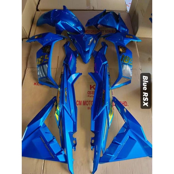 COVERSETKOSONG/ COVERSET SIAP STICKER SYM 185 VF3i CHROME STICKER ...