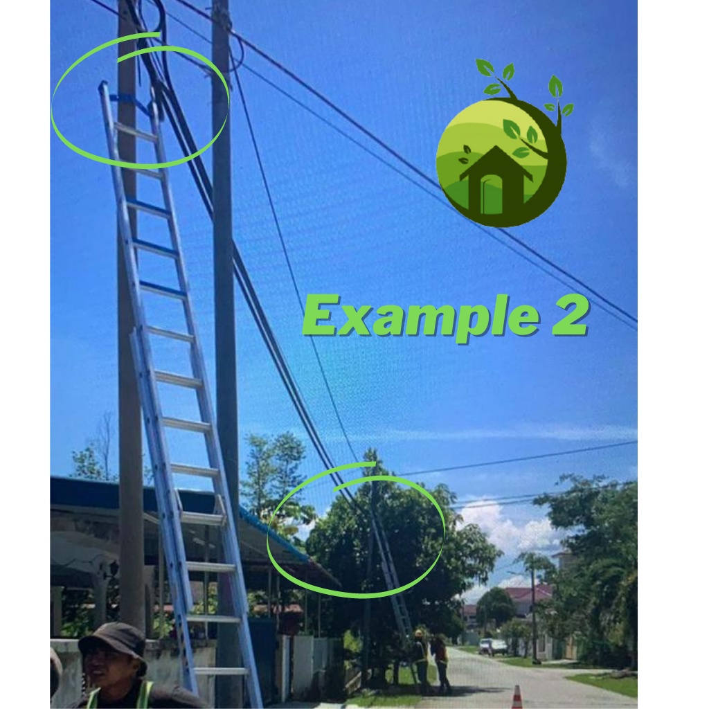 Ladder Pole Strap EXTENSION LADDER Leaning Ladder handle TAPAK TANGGA ...