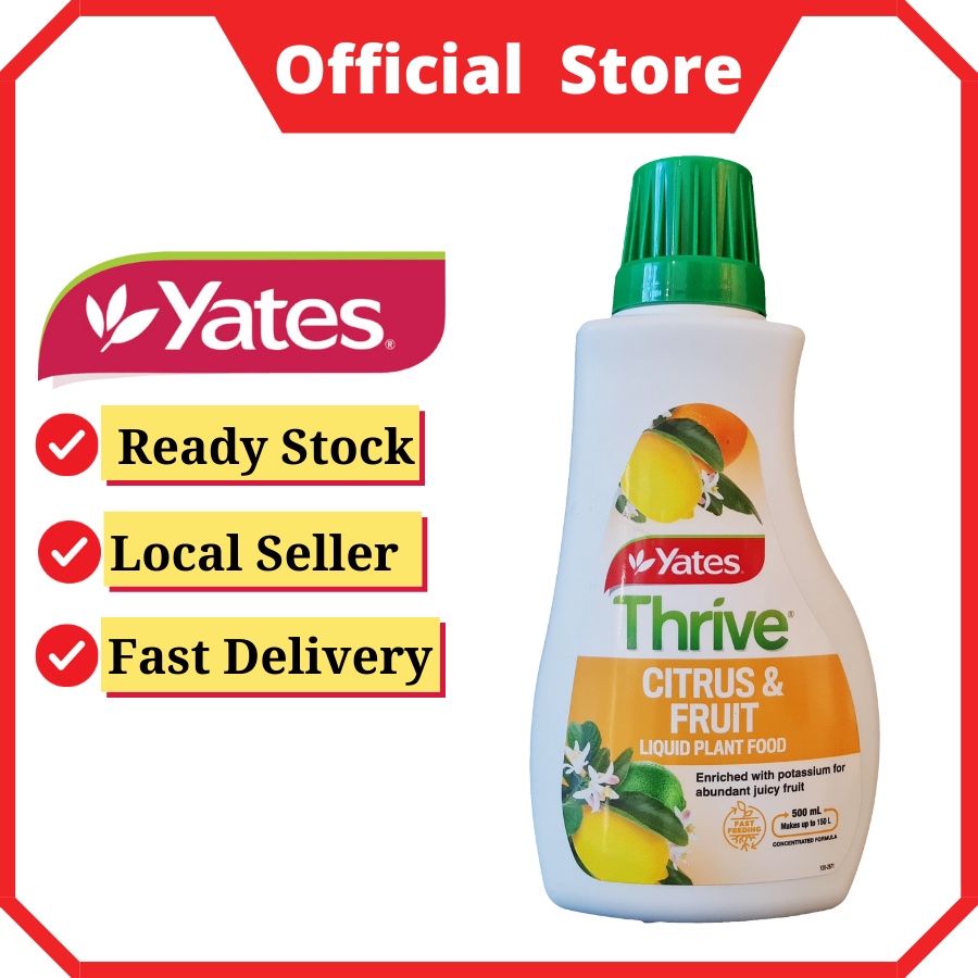 Yates Thrive Citrus Liquid Plant Food 500ml | Improve Growth, Fruit ...