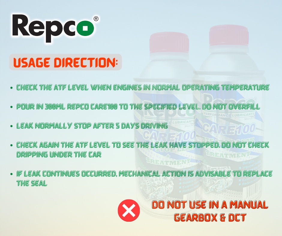Repco CARE100 ATF Stop Leak & Treatment (300ML) | Shopee Malaysia