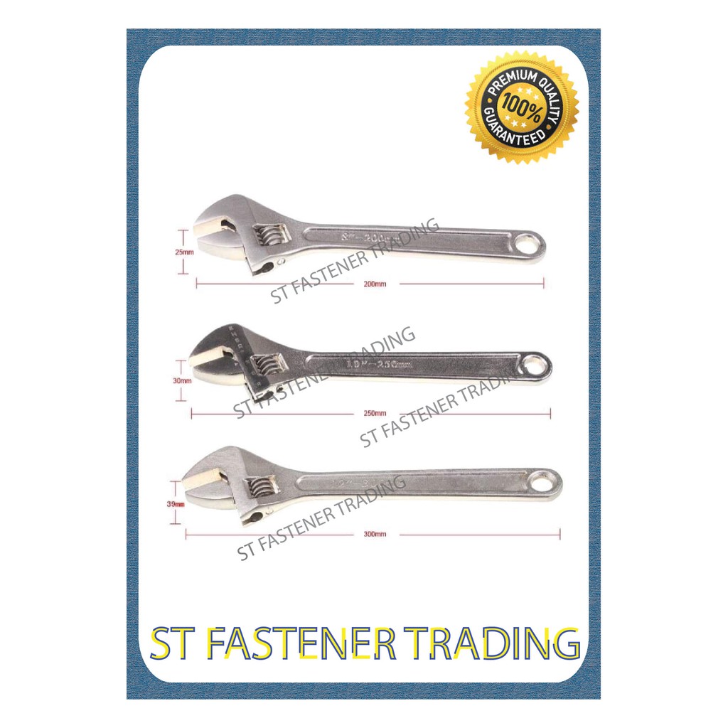 Heavy Duty Adjustable Spanner Wrench / Spanar | Shopee Malaysia