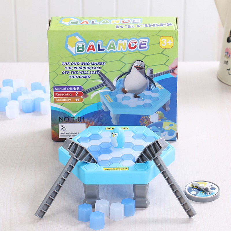 (Mini Size) 砸敲冰块拯救企鹅破冰 Balance Ice Cube | Shopee Malaysia