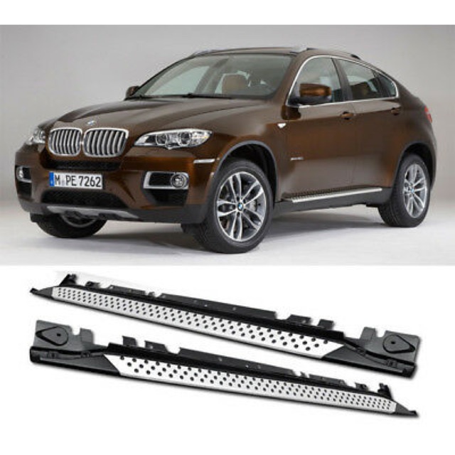BMW X5 E70 X6 E71 Oem running board aluminium foot door side step steel ...