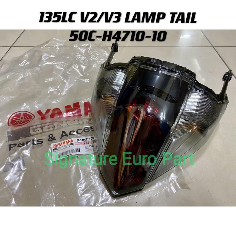 100% ORIGINAL HONG LEONG YAMAHA LC135 NEW V2 V3 TAIL LAMP ASSY BELAKANG ...