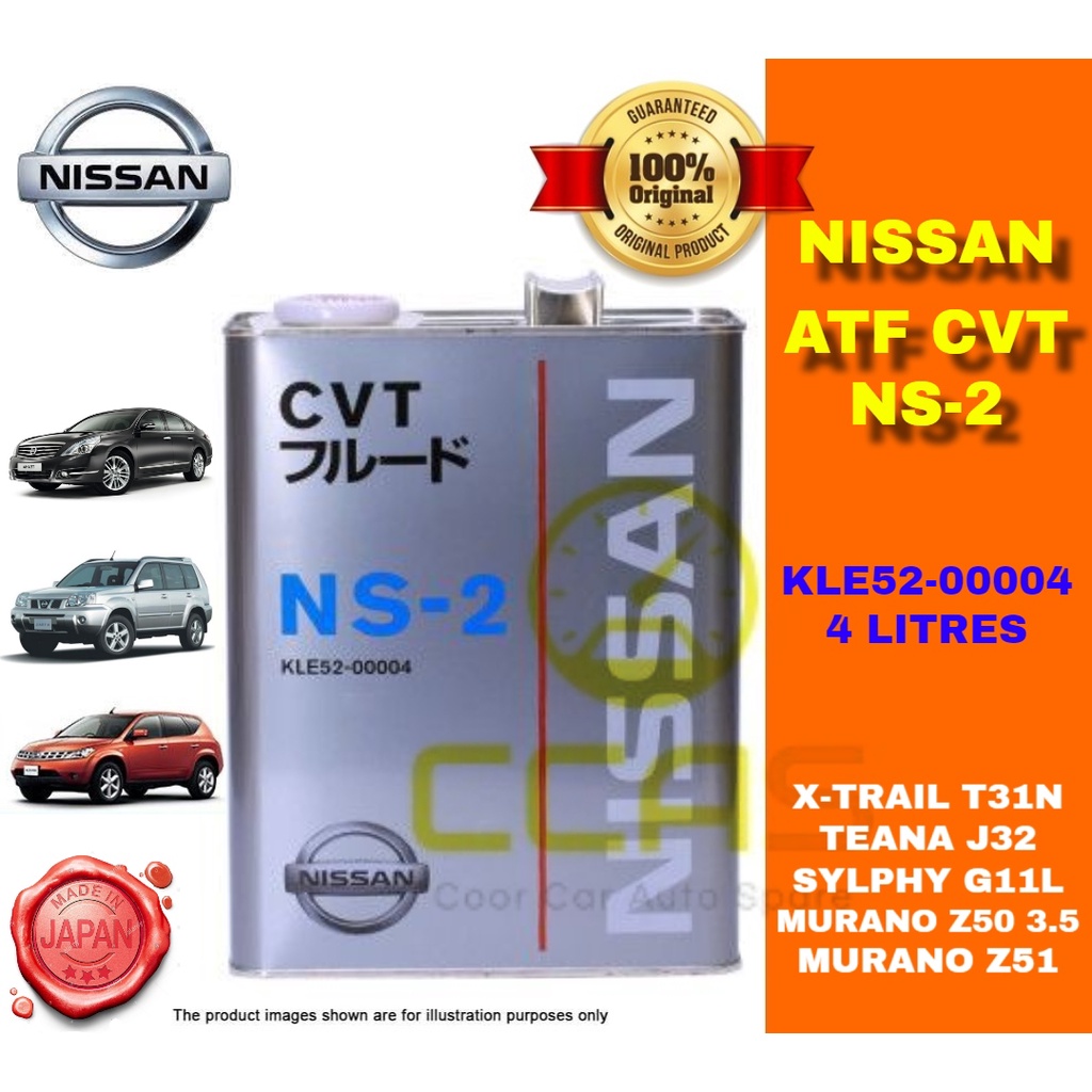 100% ORIGINAL Nissan CVT NS2 NS-2 4L - X-TRAIL T31N Teana 2.0 2.5 ...