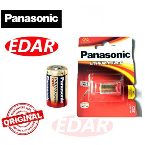 Panasonic CR2 Lithium Battery (3V) (ORIGINAL & OFFICIAL PANASONIC) | Shopee Malaysia