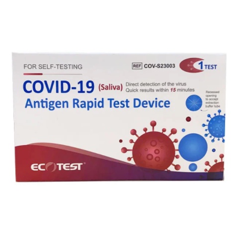 Ecotest Covid Selt Test Kit Saliva 1s | Shopee Malaysia