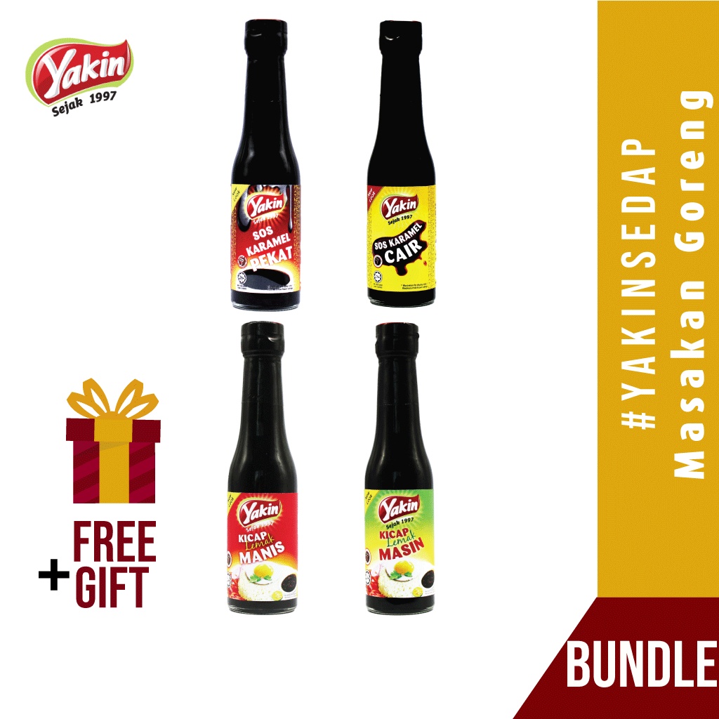 YAKIN SEDAP Set Masakan Mee/Nasi Goreng + FREE GIFT | Shopee Malaysia