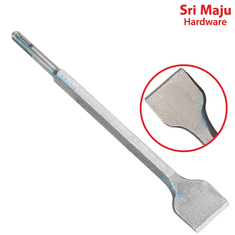 MAJU SC-Spade 14 x 250 x 40mm SDS Plus Stone Chisel Rotary Hammer ...