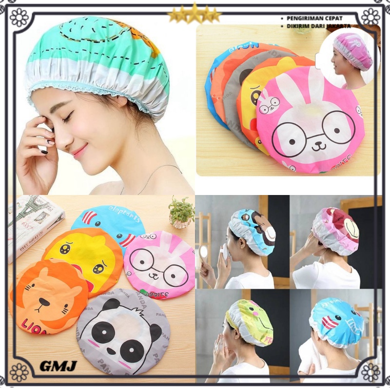 Shower Cap Cartoon Character Head Cover GMJ WaterProof Shower Cap ...