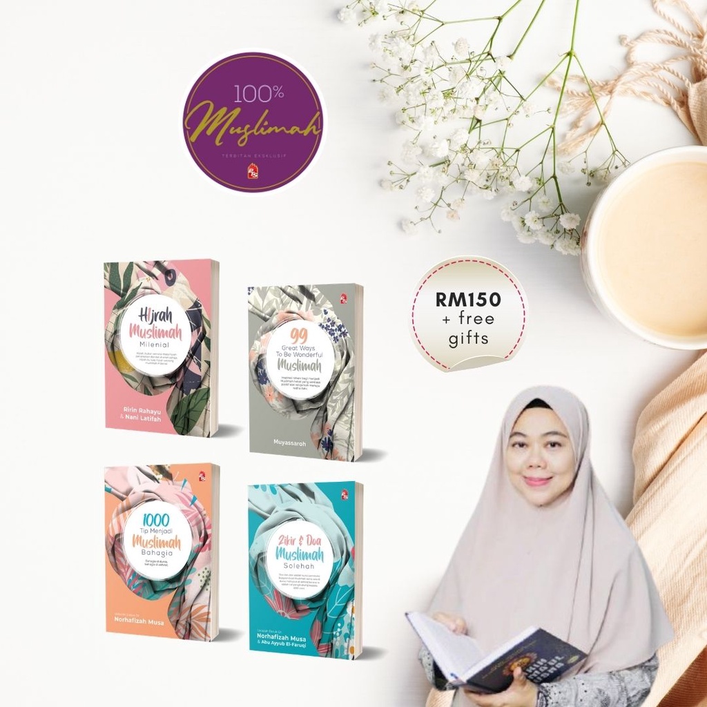 (BOXSET) 100% Muslimah (Z38) | Karya Ustazah Datuk Dr. Norhafizah Musa | Shopee Malaysia