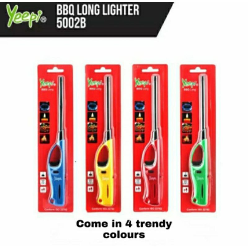Yeepi BBQ Long Gas Lighter Sirim Certified and Yeepi universal Gas ...