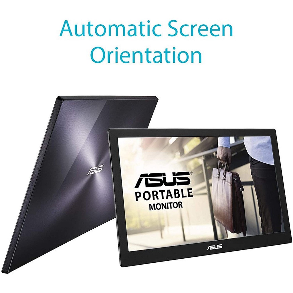 Asus MB168B HD Slim & Light Auto-Rotating Portable USB Monitor (15.6 ...