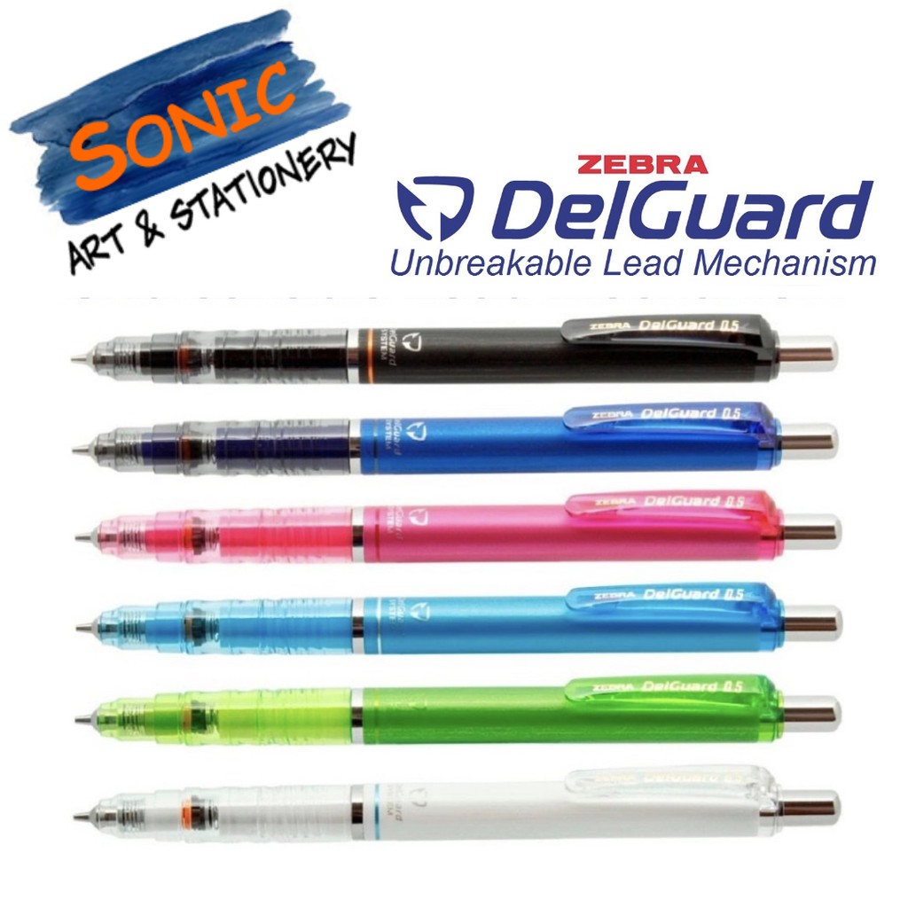 READY STOCK / ZEBRA DELGUARD ORIGINAL ANTI-BREAK CORE MECHANICAL PENCIL ...