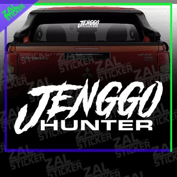 * STICKER KERETA JENGGO HUNTER UDANG GALAH PANCING FISHING JDM MYVI ...