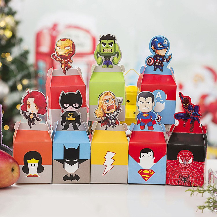 [Msia Ready Stock] Superhero Avengers Cartoon Gift Box Birthday ...