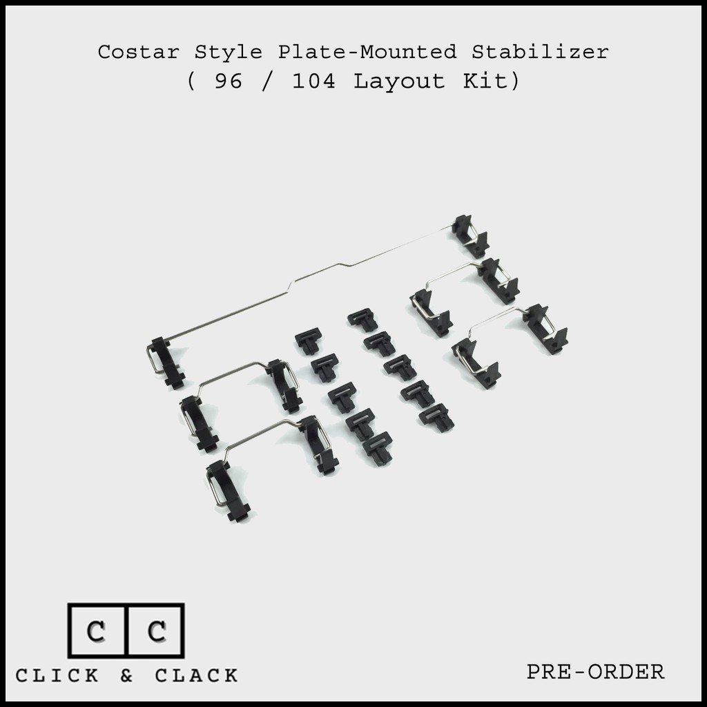 Costar Style Plate-Mounted Stabilizer (96 / 104 Layout Kit) | Shopee ...