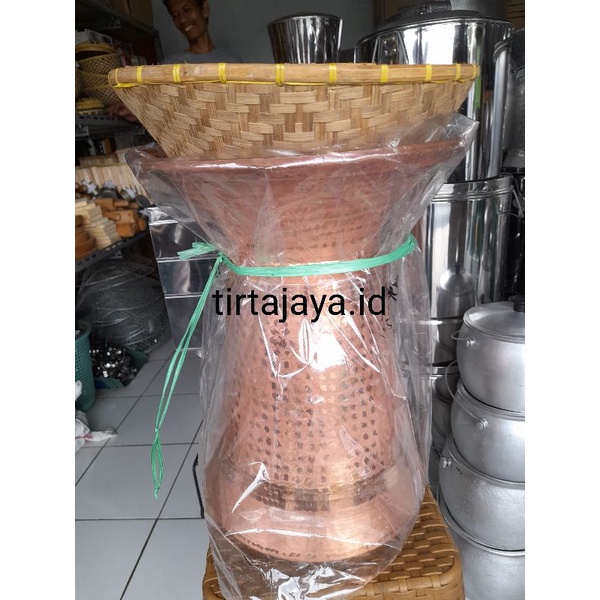 Original copper seeng + ancient pure copper seeng bamboo steamer ...