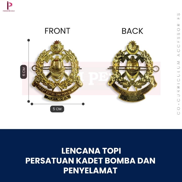 LENCANA TOPI PIN KADET SEKOLAH / AKSESORI SEKOLAH BERUNIFORM | Shopee ...