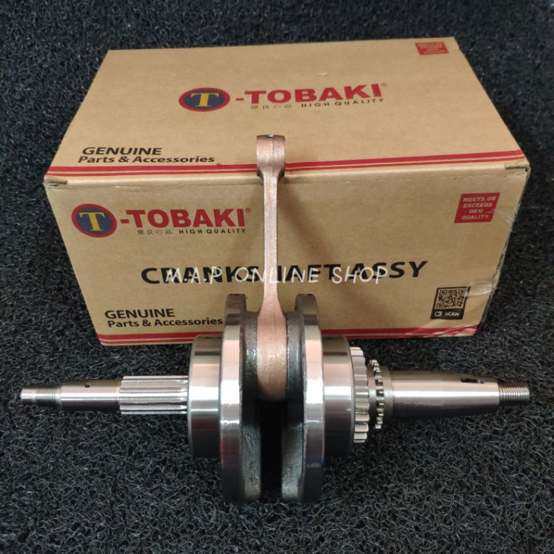 Yamaha LC LC135 V1 4 Speed Crankshaft Rod + Bearing Standard OEM Quality 100% Original TOBAKI ...