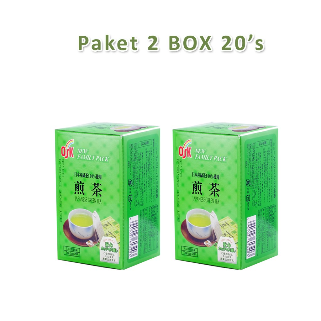 Osk Japanese Green Tea 20's (2Box Pack) | Shopee Malaysia