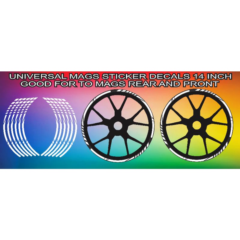 universal mags sticker any brand 14 inc mags size | Shopee Malaysia