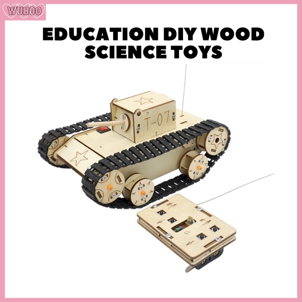 STEM EDUCATION DIY Wireless Control Electronic Tank Scientific Toys Kit ...