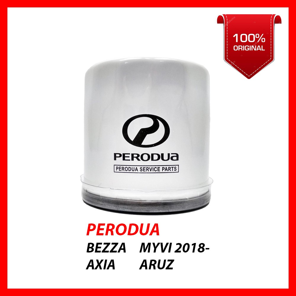 (100% Original) Perodua Oil Filter - Axia / Bezza / Aruz / Myvi 2018 ...