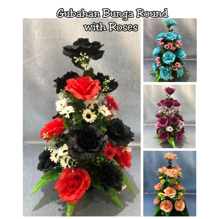 Gubahan Bunga Roses (Round Shape) | Shopee Malaysia