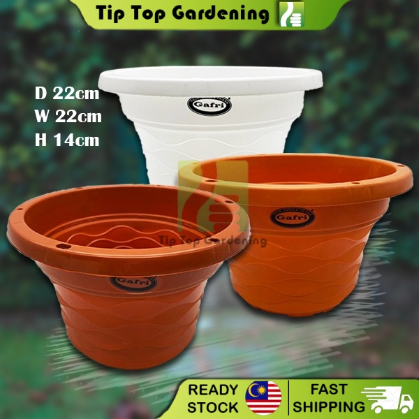 DIAMETER 21.5 CM GAFRI GHP 222, OCTO 220 HANGING PLASTIC FLOWER POT ...