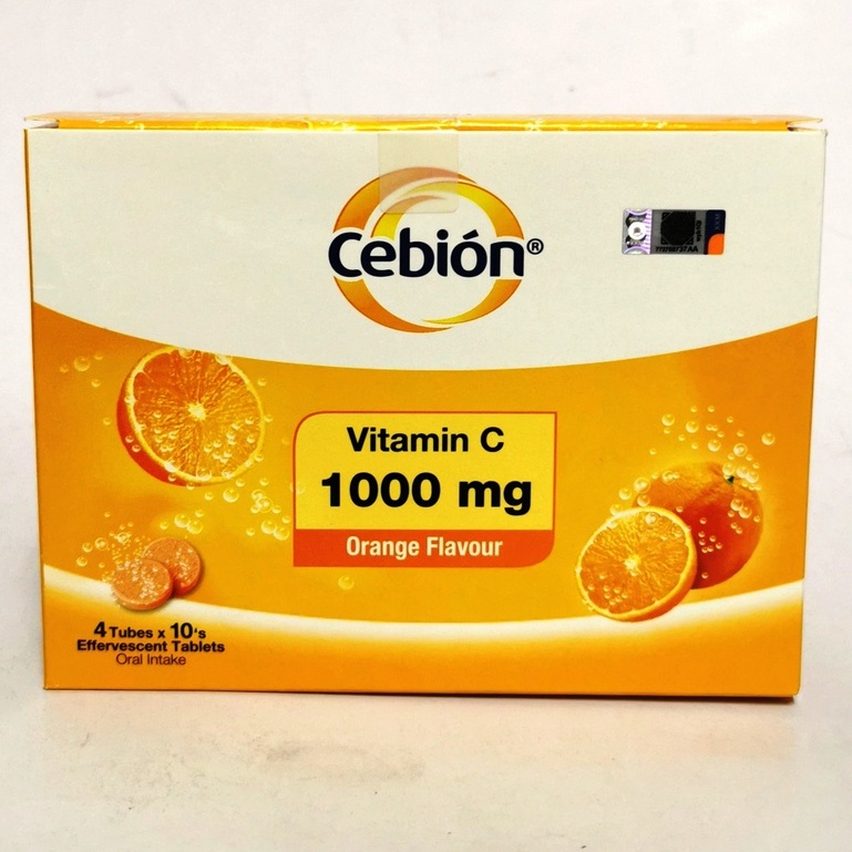 Cebion Vitamin C 100.mg Effervescent Tablet 4x10's (Exp:-07/2025 ...