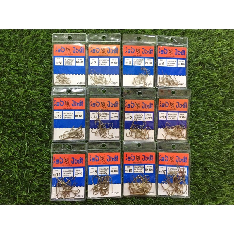Dx 400 DX400 Sharp Prawn Fish Hooks Mata Kail Udang Ikan Puyu Seluang ...