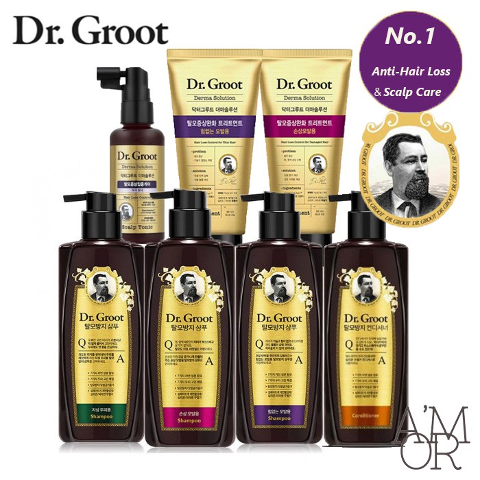 [DR.GROOT] Anti-Hair Loss Line (Shampoo/Conditioner/Treatment/Tonic ...