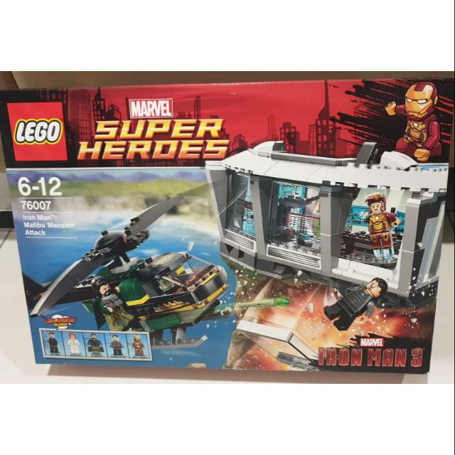 LEGO 76007 MARVEL SUPER HEROES Iron Man Malins Mansion Attack (NEW ...