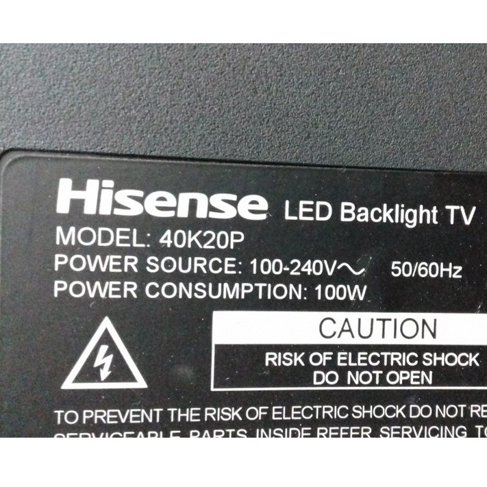 ( RBL12 ) HISENSE 40K20P LED TV LED BACKLIGHT | Shopee Malaysia