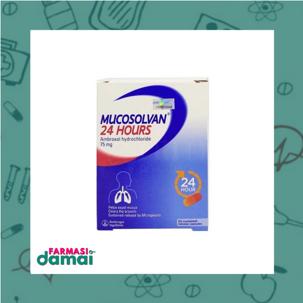 MUCOSOLVAN 24 HOURS CAPSULE 75MG (BOX 5X10S) | Shopee Malaysia