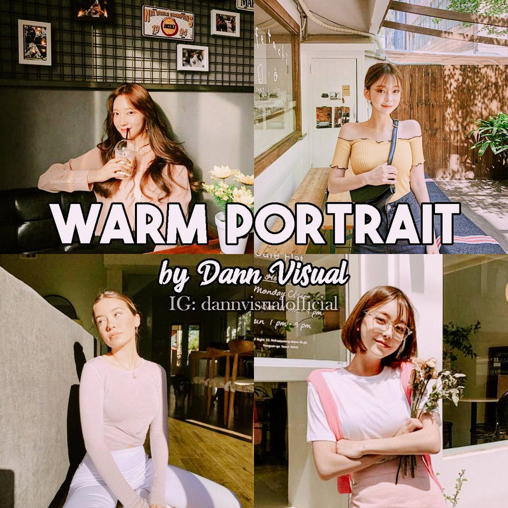 Warm Portrait by Dann Visual | Lightroom Mobile Preset 🔥[Premium Preset ...