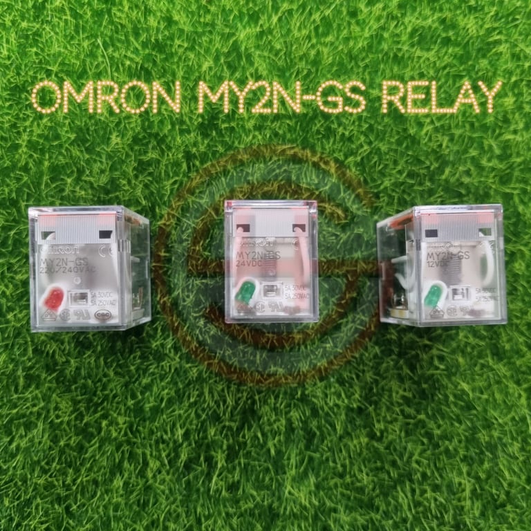(1 PCS) OMRON MY2N-GS AC 240V / DC 12V 24V 8PIN RELAY WITH LED NEON ...